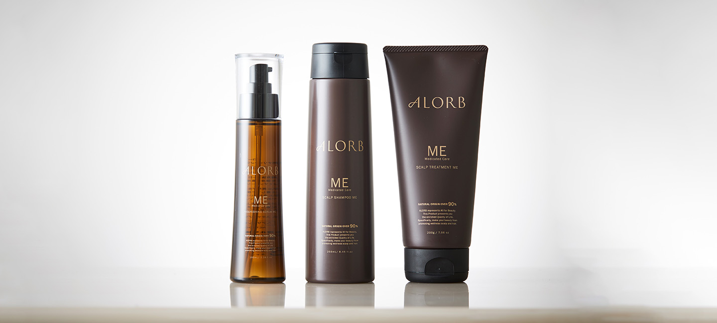抜け毛が気になりだした方にもオススメMEシリーズ（医薬部外品） | ALORB